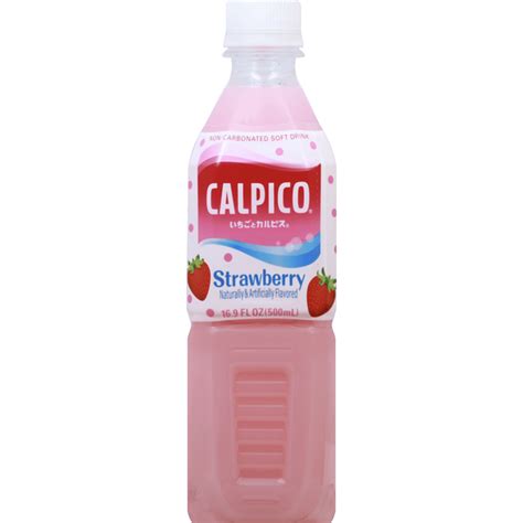Calpico Soft Drink Non Carbonated Strawberry 169 Fl Oz Delivery Or