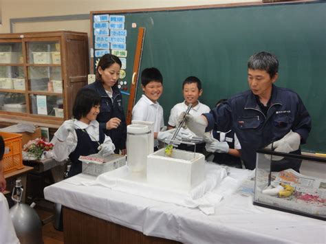 西之表市立国上小学校 極低温実験