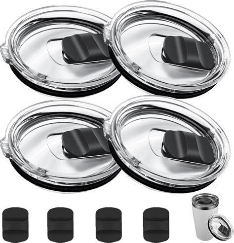 4 Pcs Yeti 20 Oz Tumbler Lid With 4 Magnetic Slider