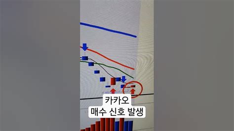 카카오 화살표 매수 신호 발생 카카오 카카오주식 Shorts Youtube
