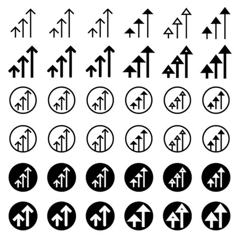 Premium Vector Arrow Icon Related To Chart And Graph