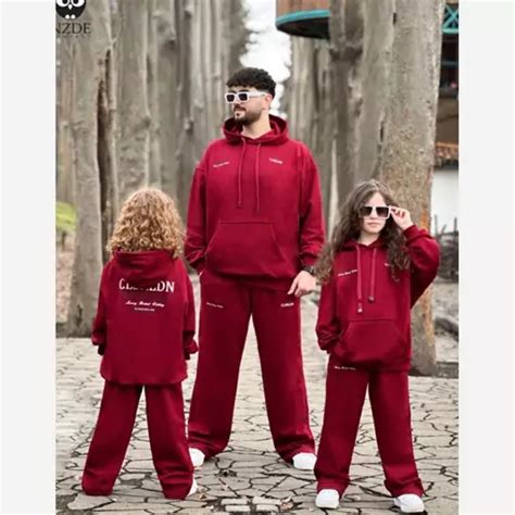 خرید و قیمت هودی شلوار پسرانه سایز 40 تا بزرگسال ست پدر و پسر هودی