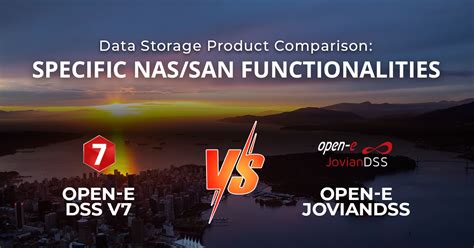 Nas And San Open E Joviandss Vs Open E Dss V7