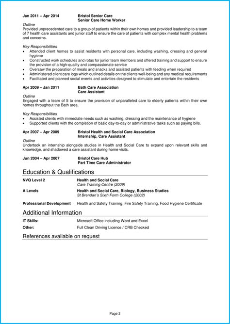 Care Assistant Cv Example Writing Guide Land Top Care Jobs Care Assistant Cv Example Writing Guide Land Top Care Jobs