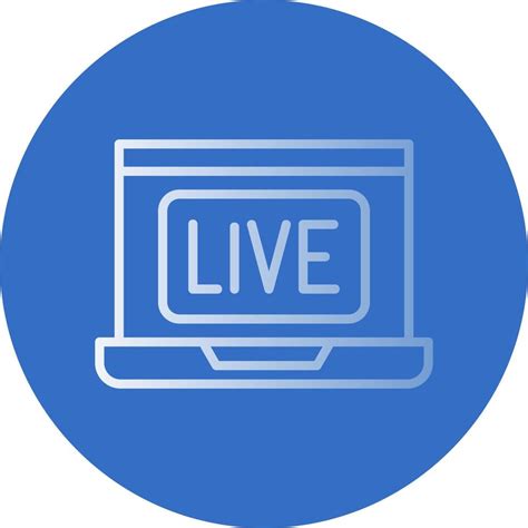 Live Vector Icon Design 21102974 Vector Art At Vecteezy