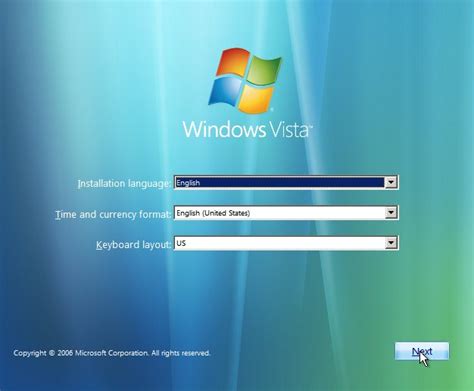 Installing Windows Vista