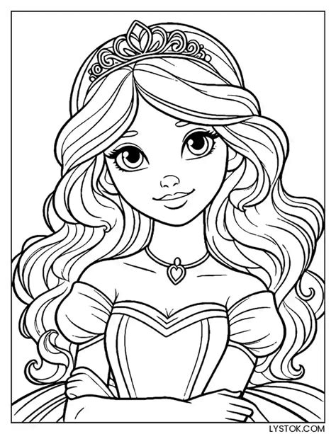33 Безплатни за Печат Принцеса Картинки за Оцветяване за Възрастни и Деца Pdf