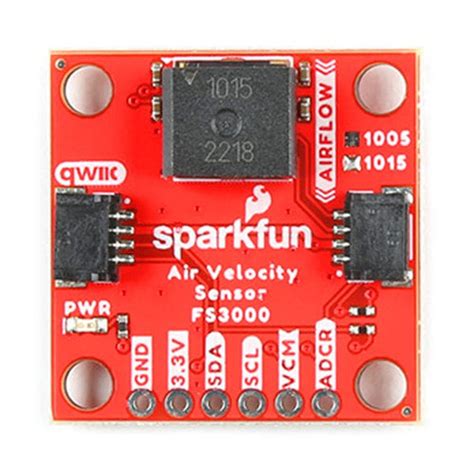 Sparkfun Air Velocity Sensor Breakout Fs3000 1015 Qwiic The Pi Hut