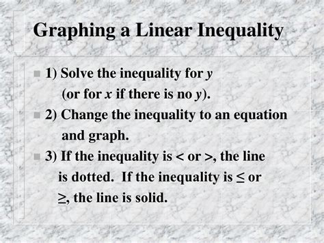 PPT Graphing A Linear Inequality PowerPoint Presentation Free Download ID 276670