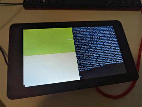 Rpi4 Touchscreen Distorted Demo Lvgl Doubles The Horizontal Width