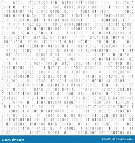 Binary Code Digital Technology Background Computer Data By 0 And 1