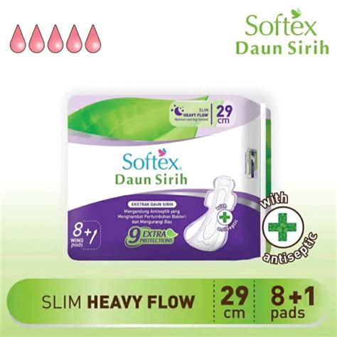 Jual Softex Daun Sirih Pembalut 29 Cm 8s1 Shopee Indonesia