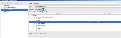 javascript debugger not hitting breakpoints in aurelia application using gulp watch ides