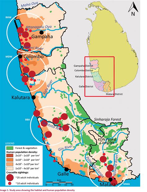 Saltwater Crocodile Habitat Map