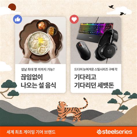 Steelseries 스틸시리즈 기다리고 기다리던 설 연휴 날 설레게 하는 건 👍끊임없이 나오는 설음식 🧡스틸시리즈 구매