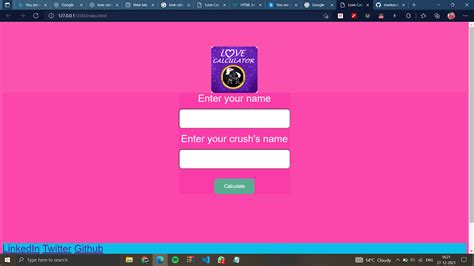 GitHub Markandey007 Love Calculator MADE WITH HTML CSS AND JAVA SCRIPT