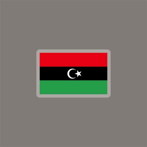 Premium Vector Illustration Of Libya Flag Template