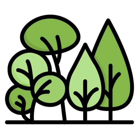 Trees Generic Outline Color Icon