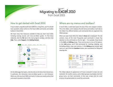 Migrating To Excel 2010 From Excel 2003 Microsoft Ppt