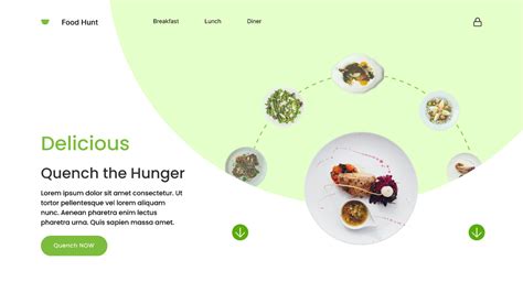 Food Web App Design Figma