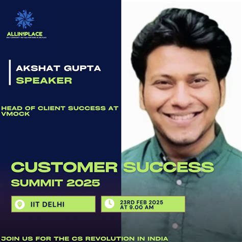 Allin1place On Linkedin We Are Hosting Akshat Gupta Head Of Client