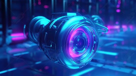 깨진 블루 네온 Cctv 카메라의 3d 그림 충돌 배경 파란색 그림 배경 안전과 보안 배경 이미지 Hd 충돌 파란색 그림 안전과 보안 배경 사진 무료 다운로드