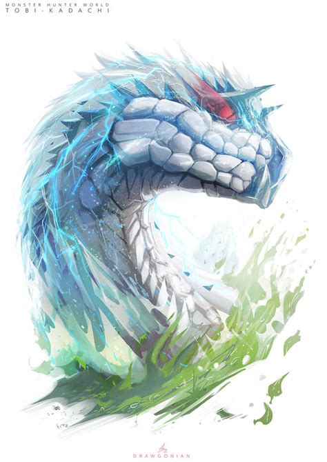 Tobi Kadachi Monster Hunter World By Drawgonian On Deviantart