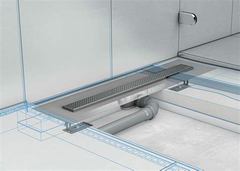 Aco Showerdrain C Flache And Befliesbare Duschrinne