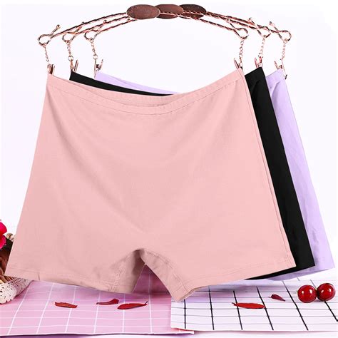 Zrghaoylq Womens Cotton Boxer Underwear 3 Packs Stretch Seamless