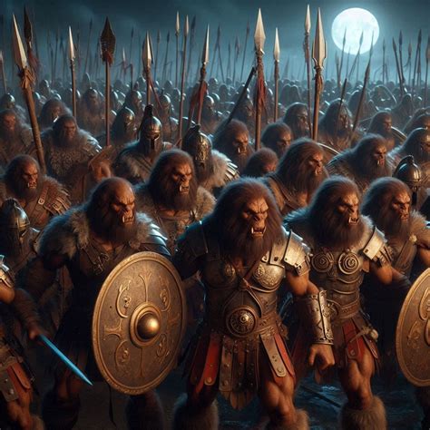 Orcs Legionários Anime Masculino Anime Místico
