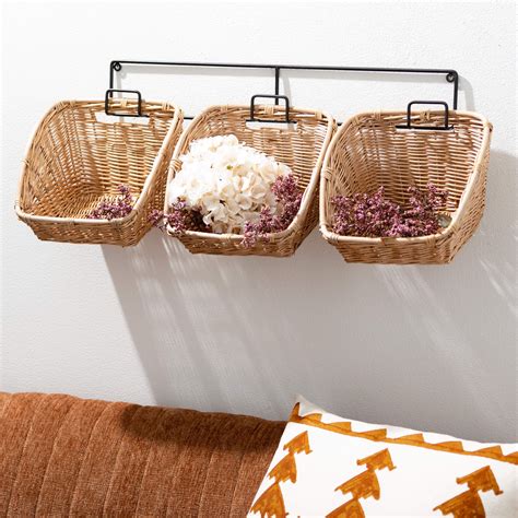 Wicker Wall Baskets Stylish And Versatile Home Decor