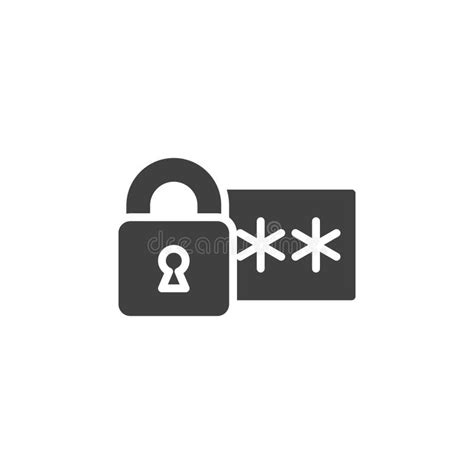 Password Code Vector Icon Stock Illustration Illustration Of Keyhole