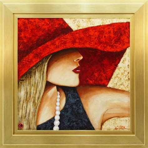 Scott Cleek Glamour Girl Acrylic Art