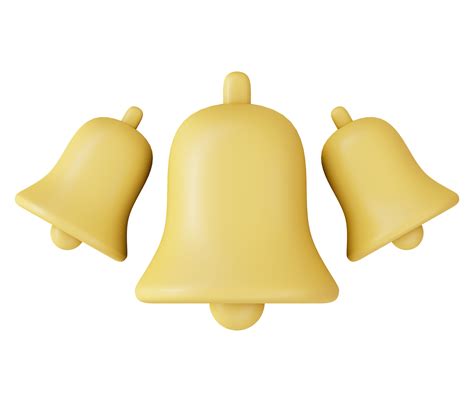 3d Illustration Icon Of 3 Bell Notification For Ui Ux Web Mobile App Social Media Ads 24704138 Png