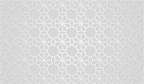 Islamic Geometric Vector Pattern On Modern Background Style Lattice Decorative Vector Style
