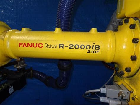 Used 2014 FANUC R2000iB 210F 6 AXIS CNC ROBOT WITH R30iA CONTROLLER