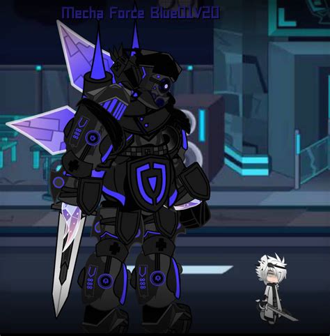 Mecha Force Blue01v20 By Thingooooooo On Deviantart