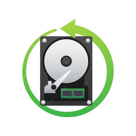 데이터 백업 데이터베이스 복원 데이터 복구 벡터 스톡 일러스트레이션 프리미엄 벡터