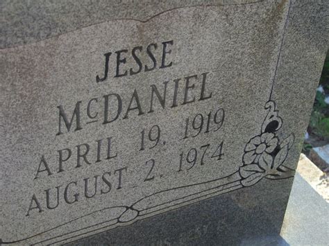 Jesse Mcdaniel 1919 1974 Find A Grave Memorial