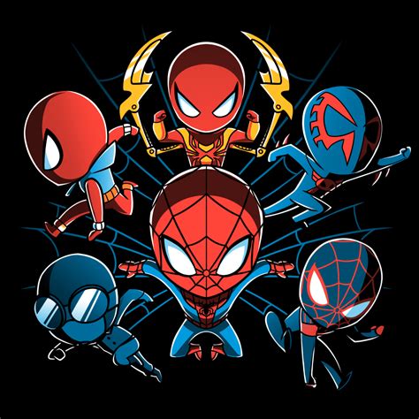 Spider Men Official Marvel Tee Teeturtle