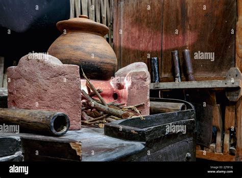 Variety And Types Of Utensils For Simple Cooking Of Asian Families In The Past Traditional Asia