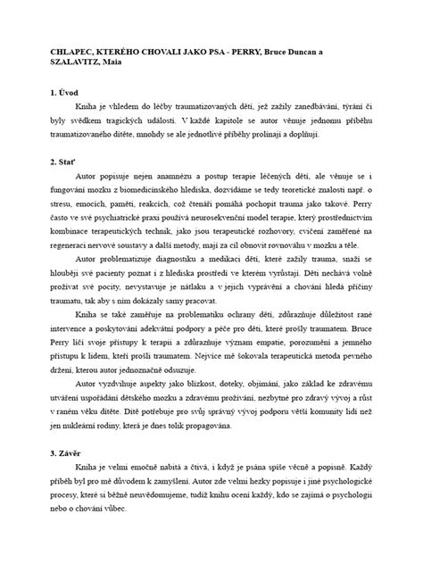 Chlapec KterÉho Chovali Jako Psa Pdf