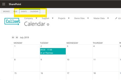 How To Sync Calendars And Contacts Between Sharepoint And Outlook Collset Ltd Powered By