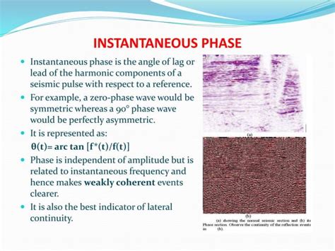 Seismic Attribute Analysis Using Complex Trace Analysis Pptx