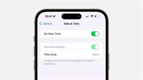 Fixed The Time Zone Cannot Be Set Manually Due To Device Restrictions