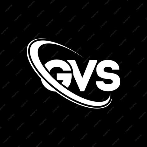 Premium Vector Gvs 標誌 Gvs 字母 Gvs 文字標誌設計 Gvs 標誌以圓圈和大字母連結 Gvs 標籤 Gvs 技術