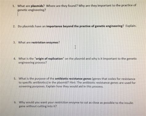 Solved What Are Plasmids Where Are They Found Why Are They Chegg Com