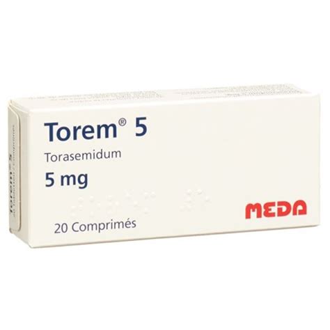 Torem 5 Mg 20 Tablets