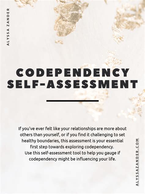 The Codependency Assessment Pdf Thought Self Esteem