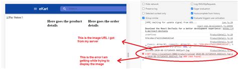 Getting Failed To Load Resource Error While Displaying The Image File Retrieved From Nodejs